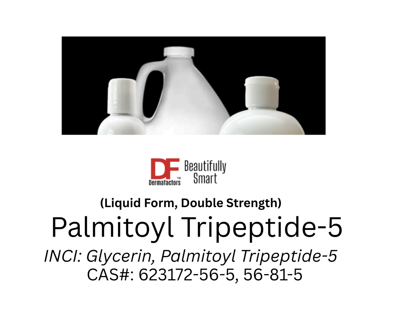 Palmitoyl Tripeptide-5, Liquid Form, Double Strength – Dermafactors